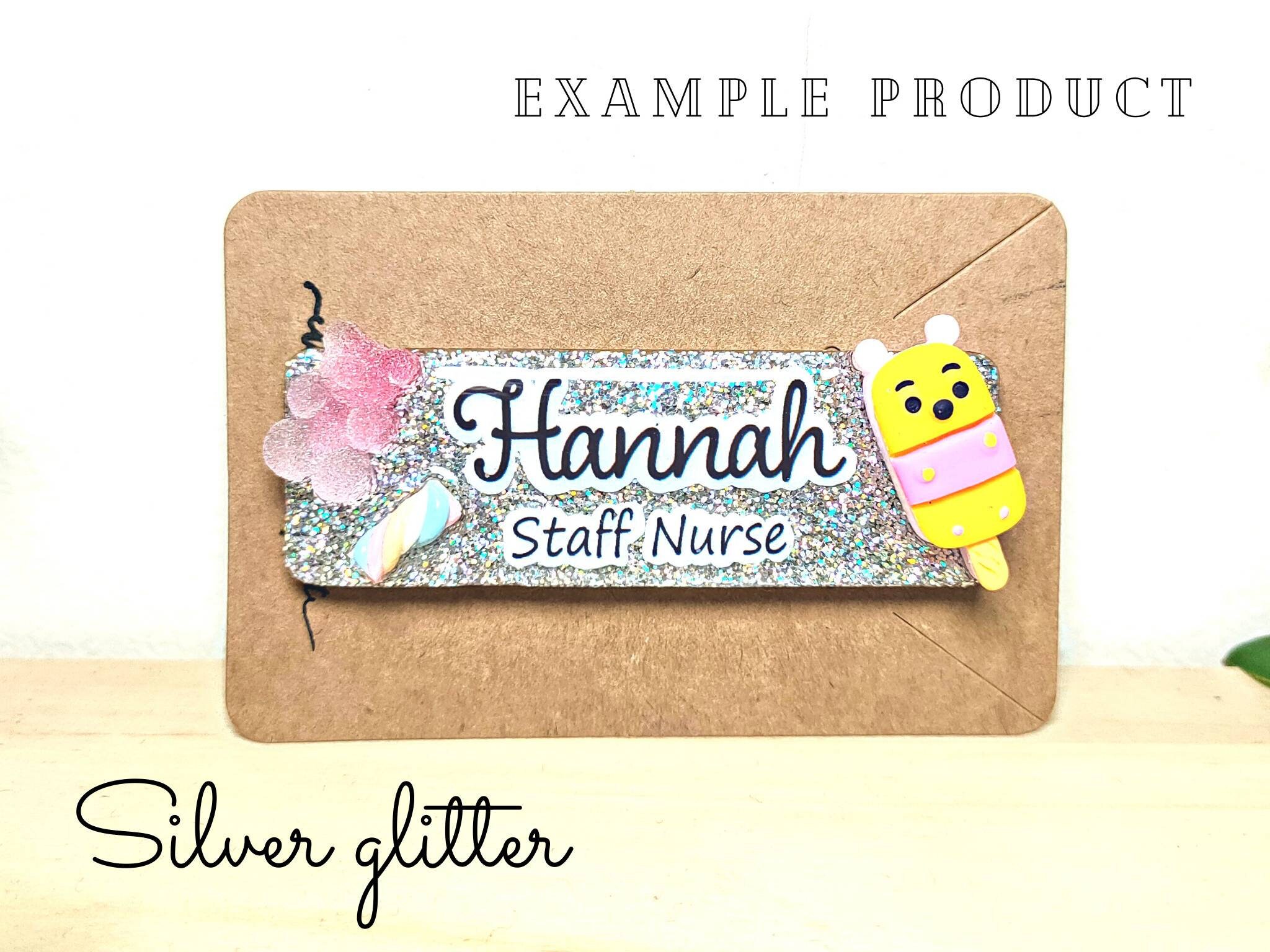 Personalised Custom Name Badge Name Tag Monogram Gift - Etsy