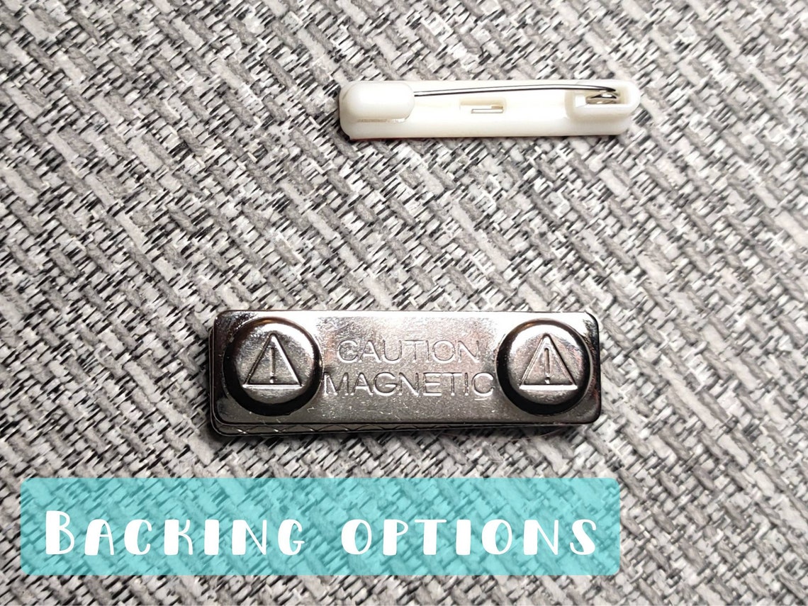 Personalised Custom Name Badge Name Tag Monogram Gift - Etsy