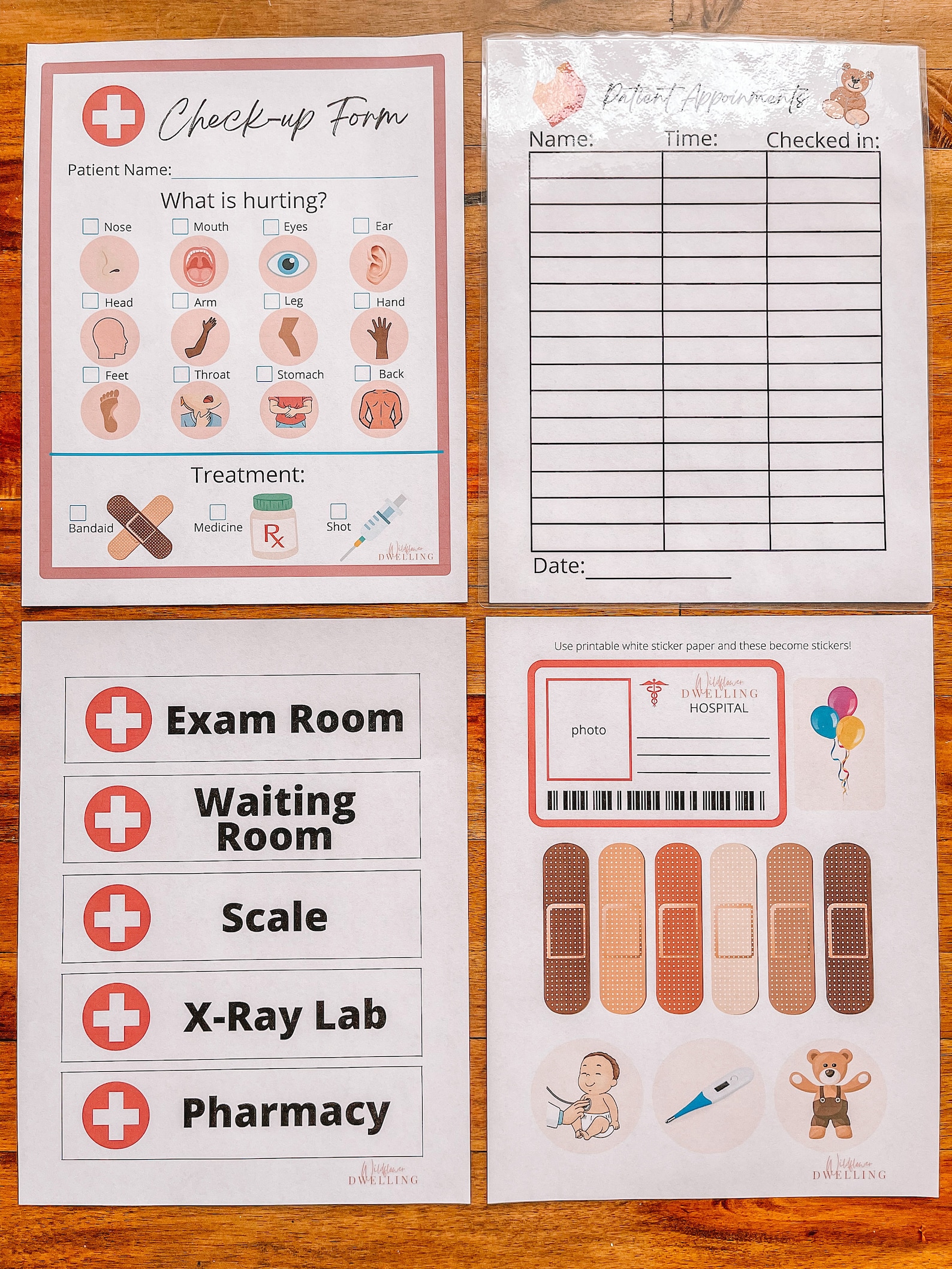 Hospital Dramatic Play Unit - Etsy