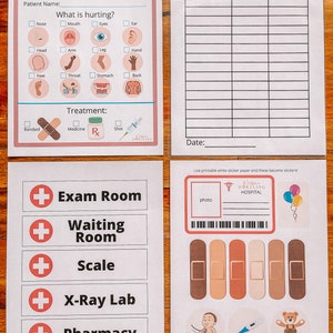 Hospital Dramatic Play Unit - Etsy
