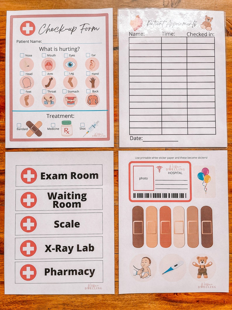 Hospital Dramatic Play Unit - Etsy