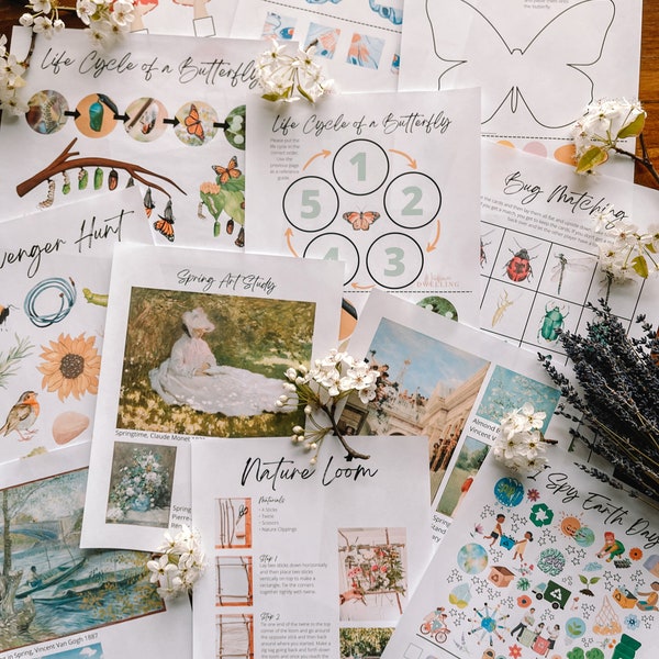 Spring Unit Study - Etsy