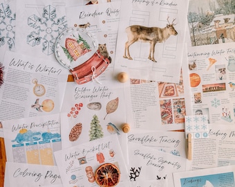 Winter Unit Study Bundle, Homeschool Unit Studies, Homeschool ...