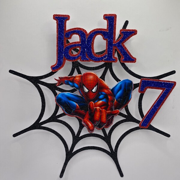Spiderman Cake Topper - Etsy Australia