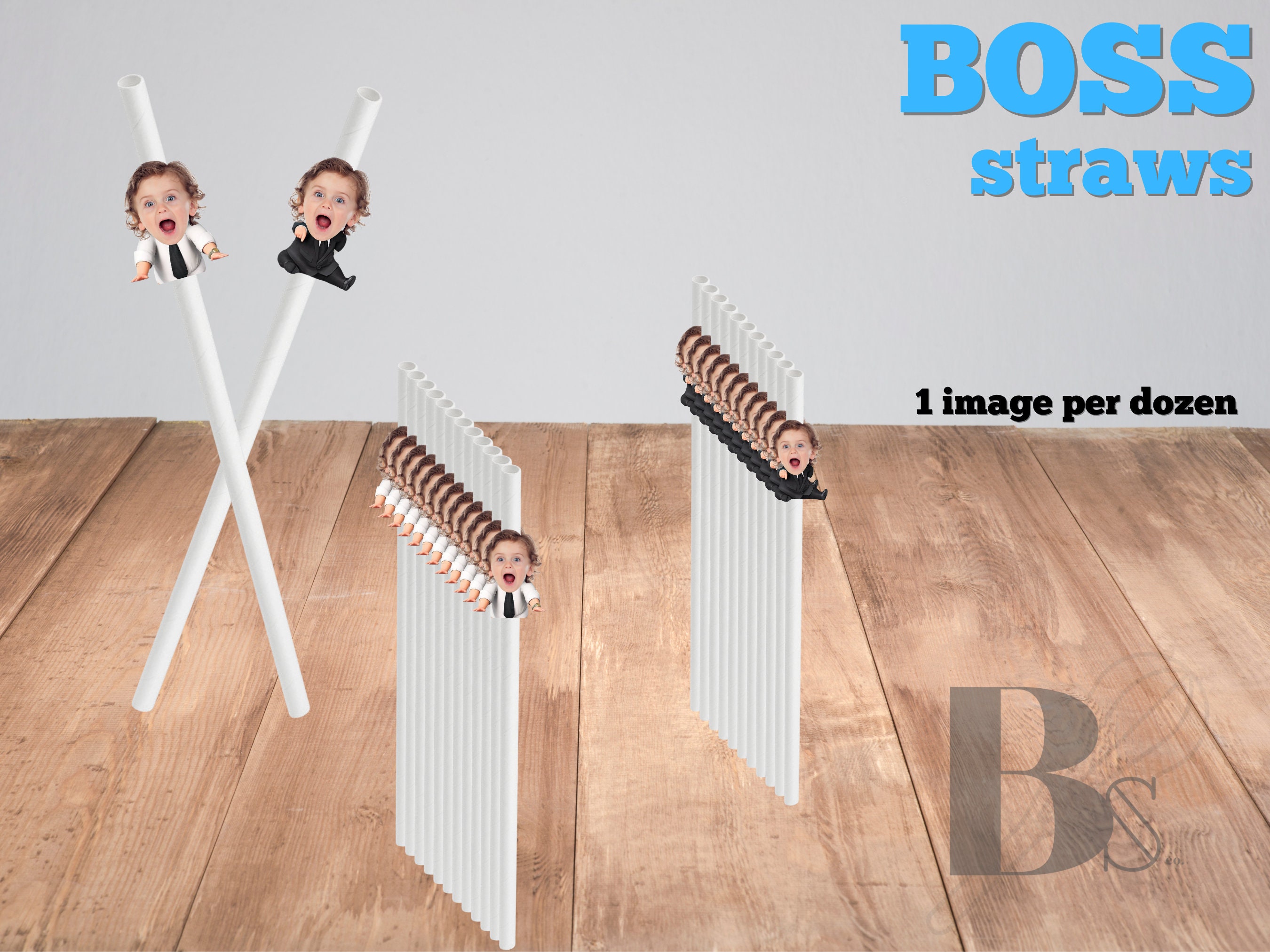 Boss Baby Birthday Cupcake Treat Topper Custom Photo Party - Etsy