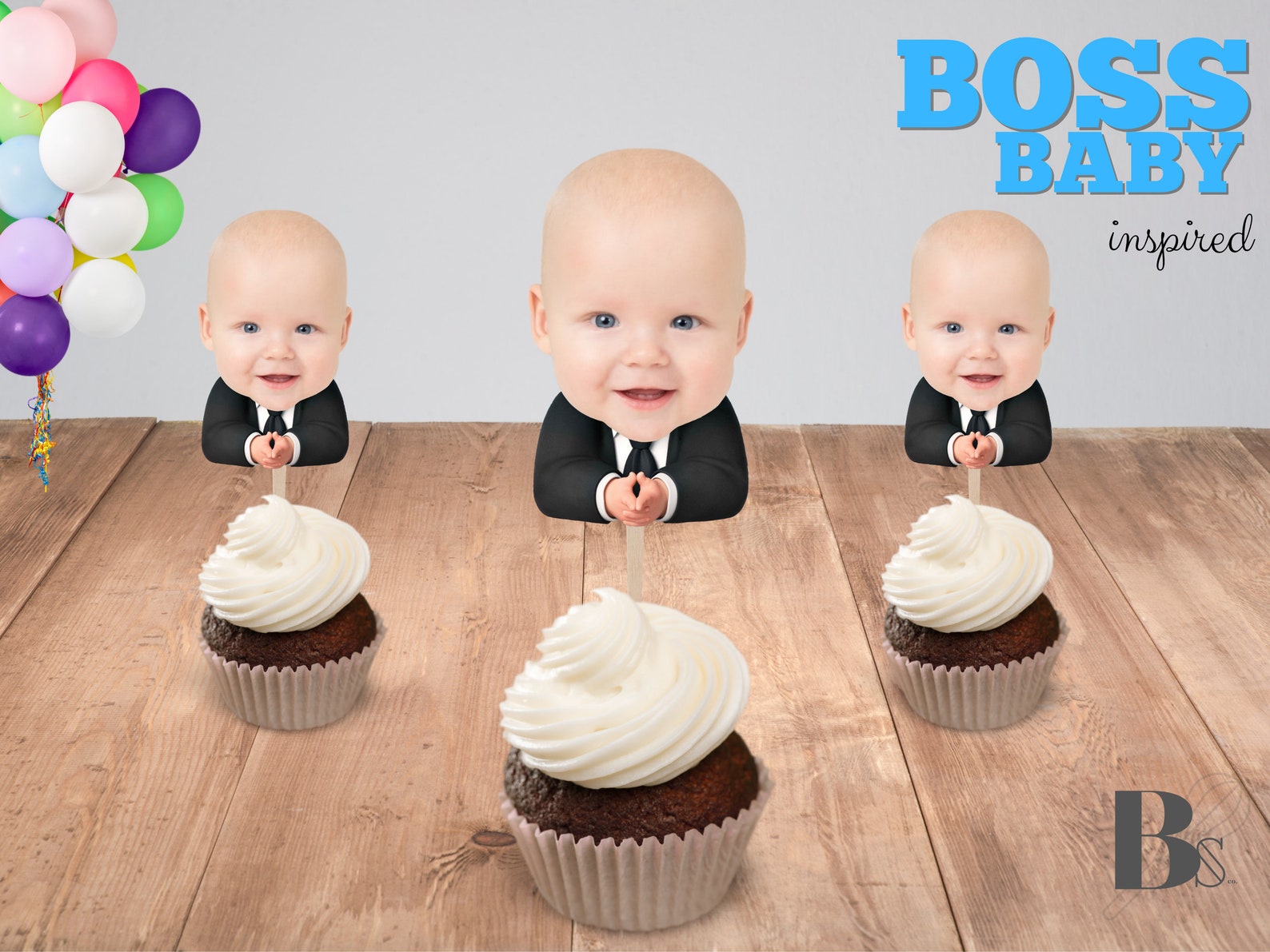 Boss Baby Birthday Table Confetti Custom Photo Party - Etsy