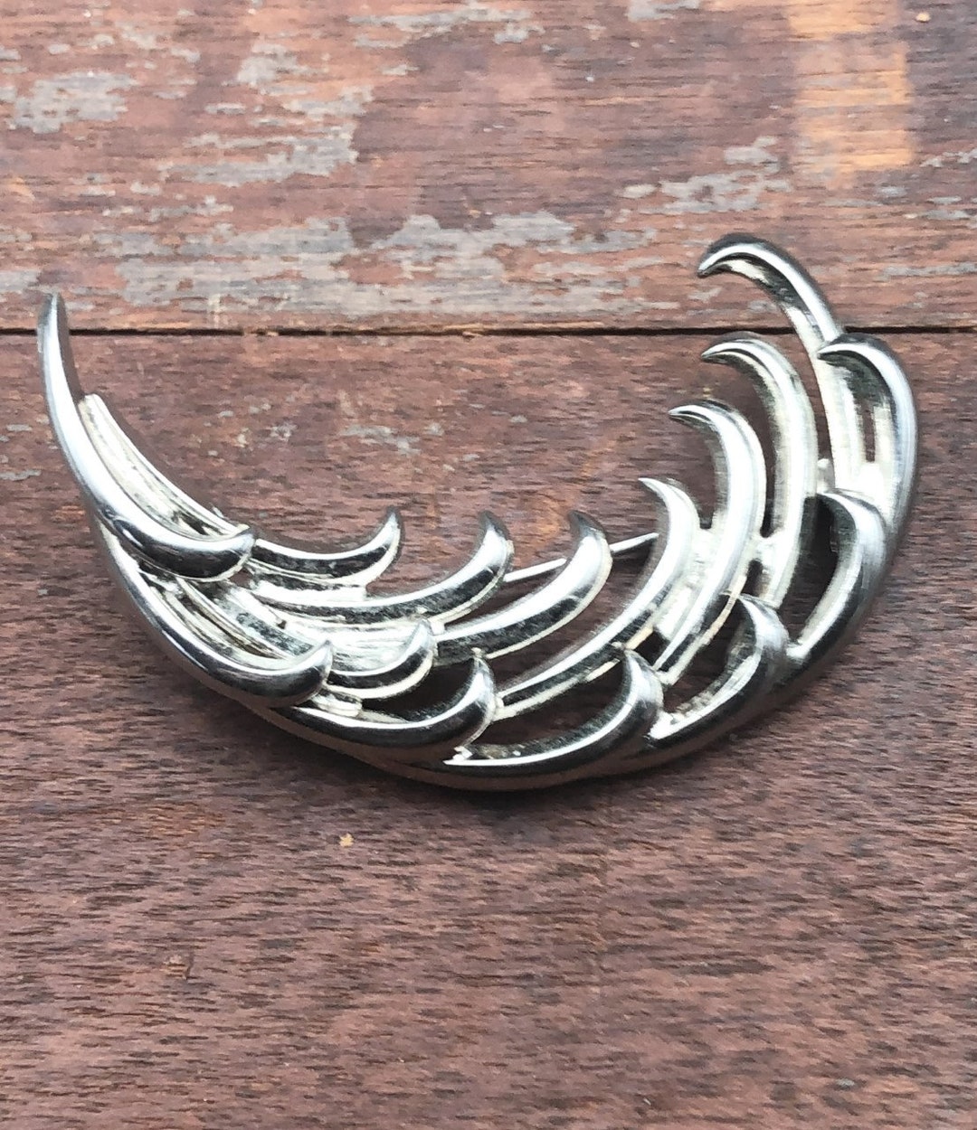 Kramer of New York Ocean Wave Brooch Not Silver 00864ab-23 - Etsy