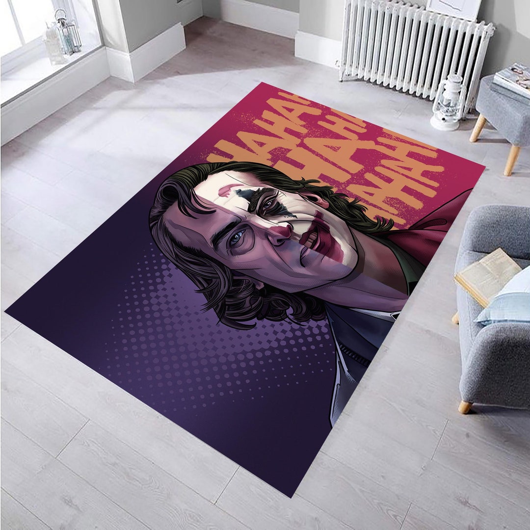 Joker Rug, Child Rug, Home Decor Rug, Gift for Him,kids Room Rug, Boy ...