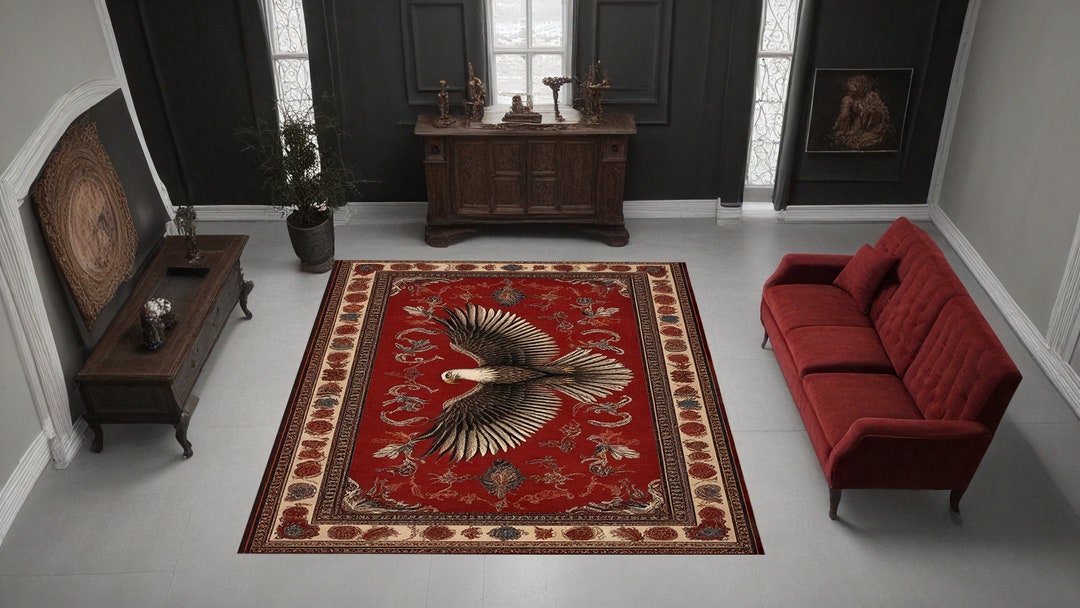 Eagle Rug,decorative Home Rug,classic Rug,rugs for Living Room,gift for ...