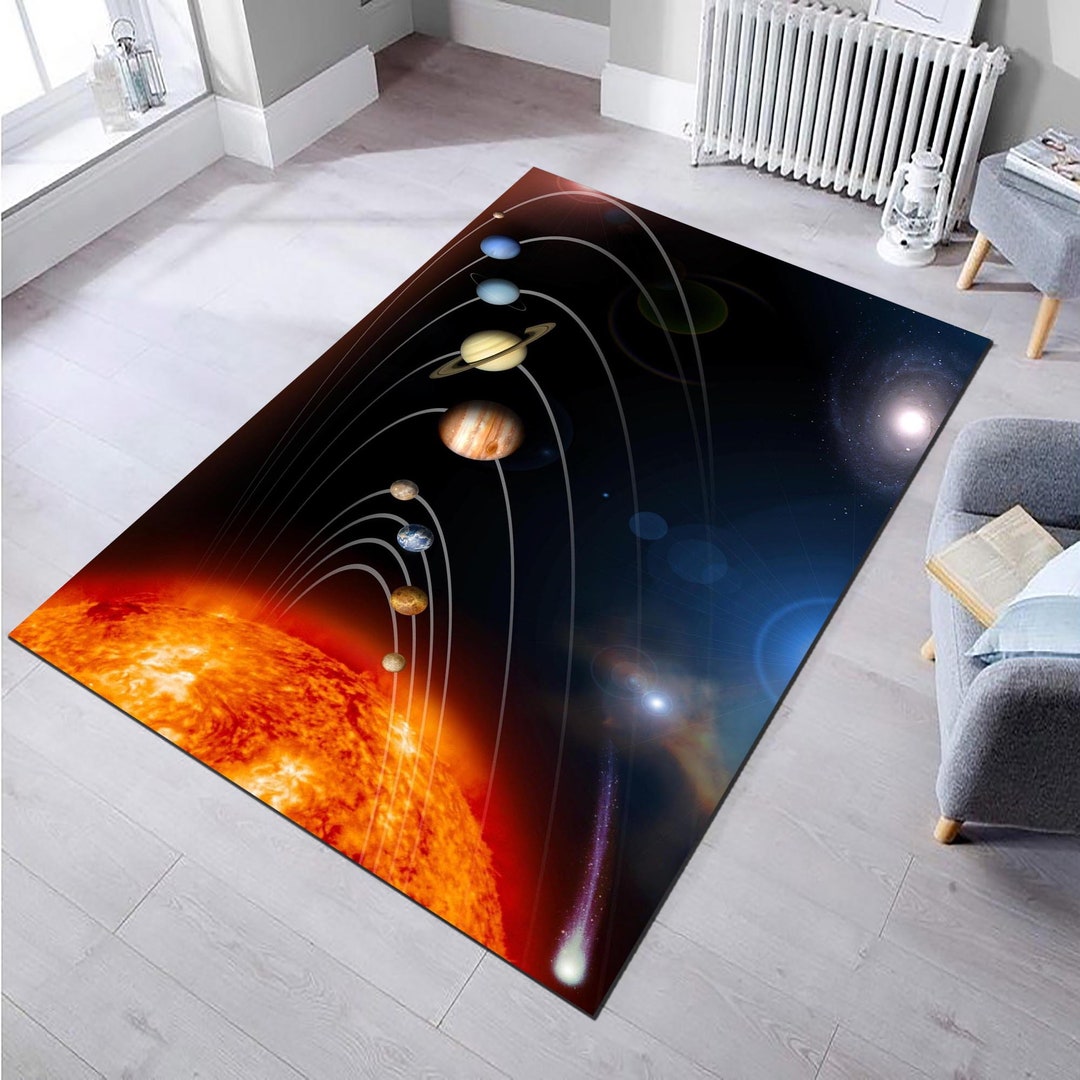 Planets Rug, Space Rug, Popular Rug, Decorative Rug,area Rug, Modern ...