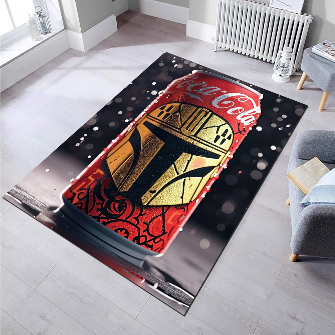 Coke Rug,coca Cola Rug,cola Bottle,home Decor,coca Cola Decor,retro Rug ...