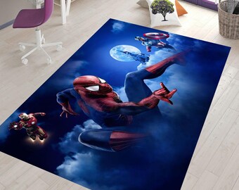 Captain America Rug | Etsy