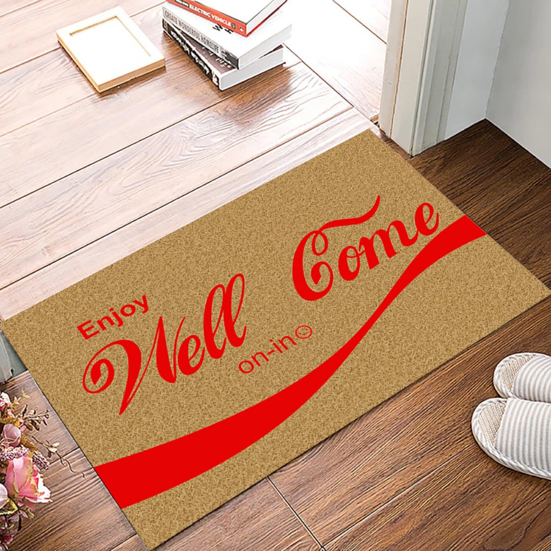 Coke Welcome Doormat,coca Cola Doormat,coca Cola Rug,décoration D ...