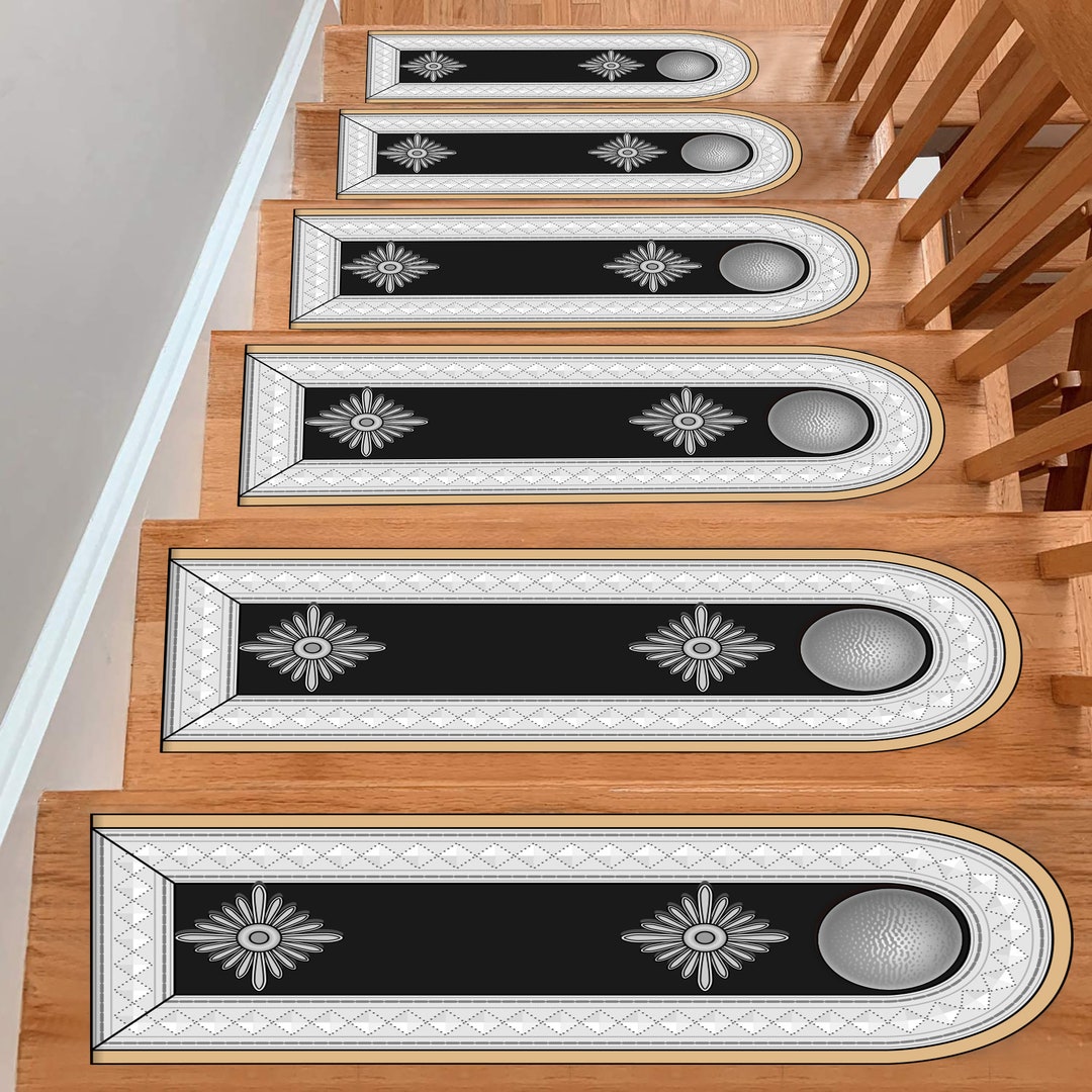 Stair Treads,oval Stair Tread, Decorative Step Rug,grey Rug, Stair ...