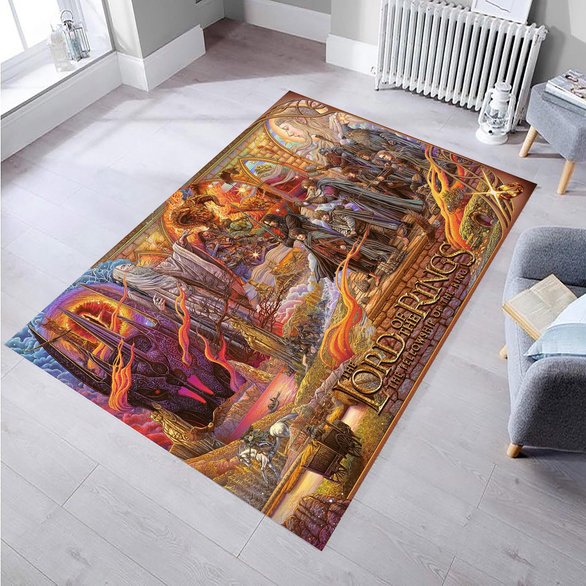 Lord of the Rings Rug Modern Rug Rug for Living Roomarea - Etsy