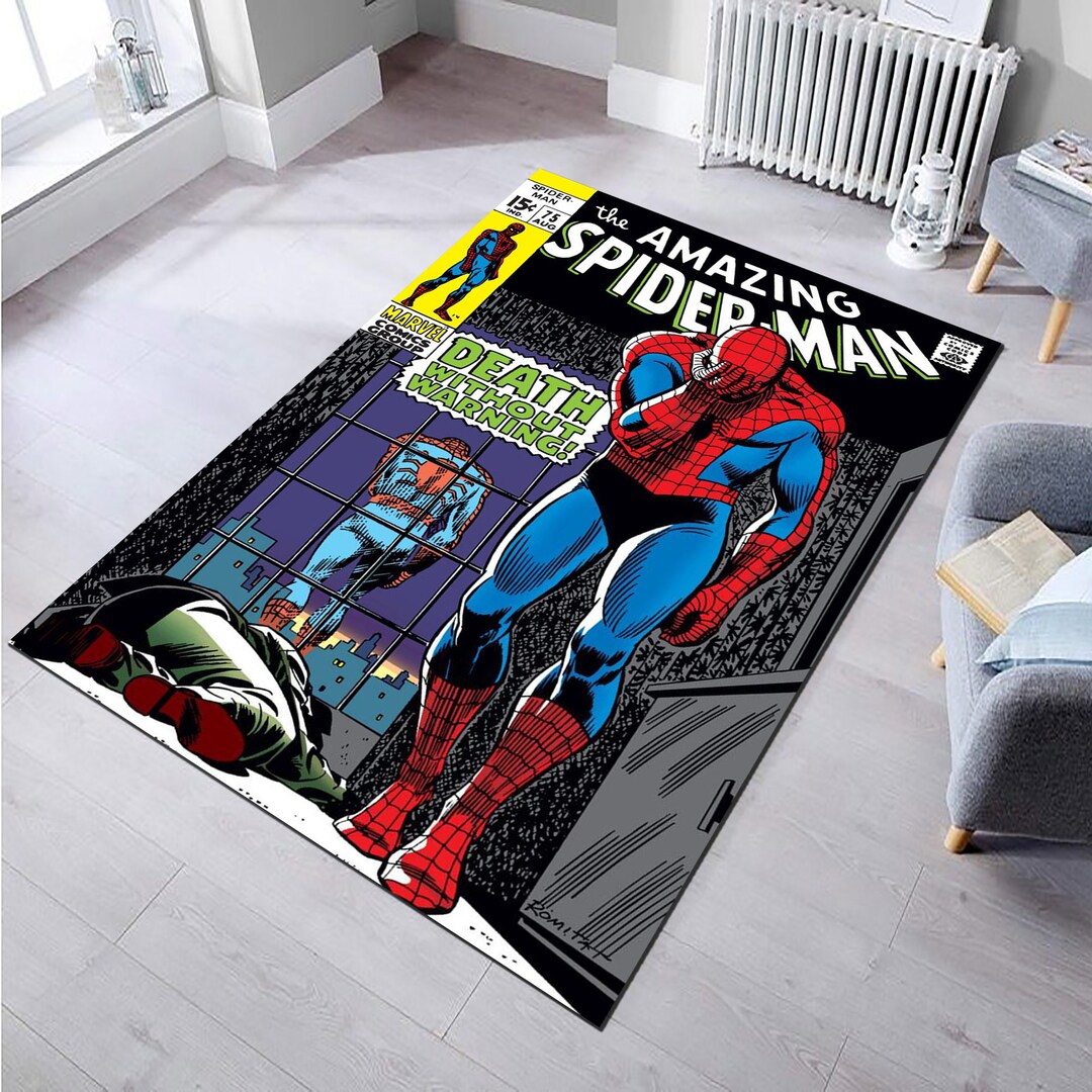 The Amazing Spider-man,spider-man Decor,themed Rug,comics Rug,entry Rug ...