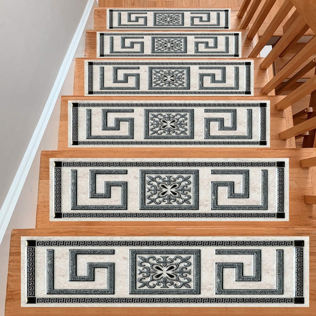 Stair Treads,decorative Step Rug, Non Slip Stair Rug, Stair Tread Rug ...
