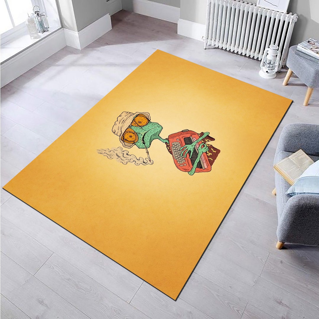Typewriter Rug,cool Frog Rug,animal Rug,modern Rug,fan Rug,area Rug ...