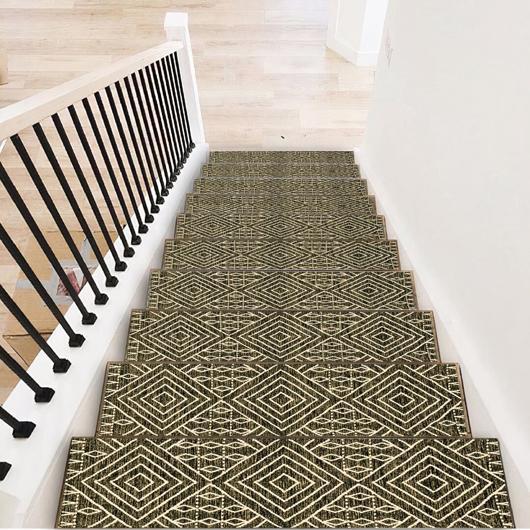Moroccan Stair Tread Rug,decorative Step Rug, Designer Stair Tread ...