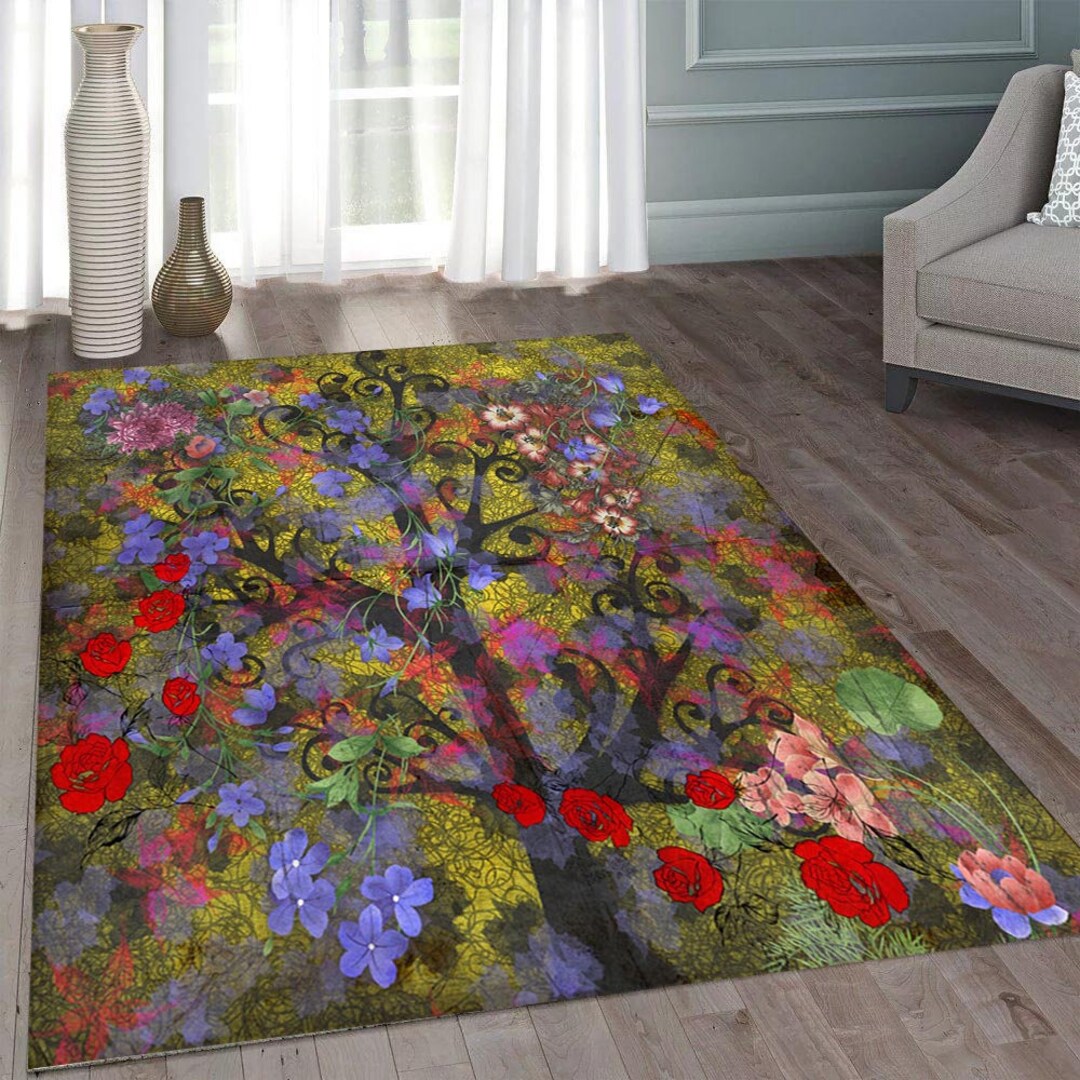 Tree of Life, Tree of Life, Themed Rug, Tree of Life Decoration ...