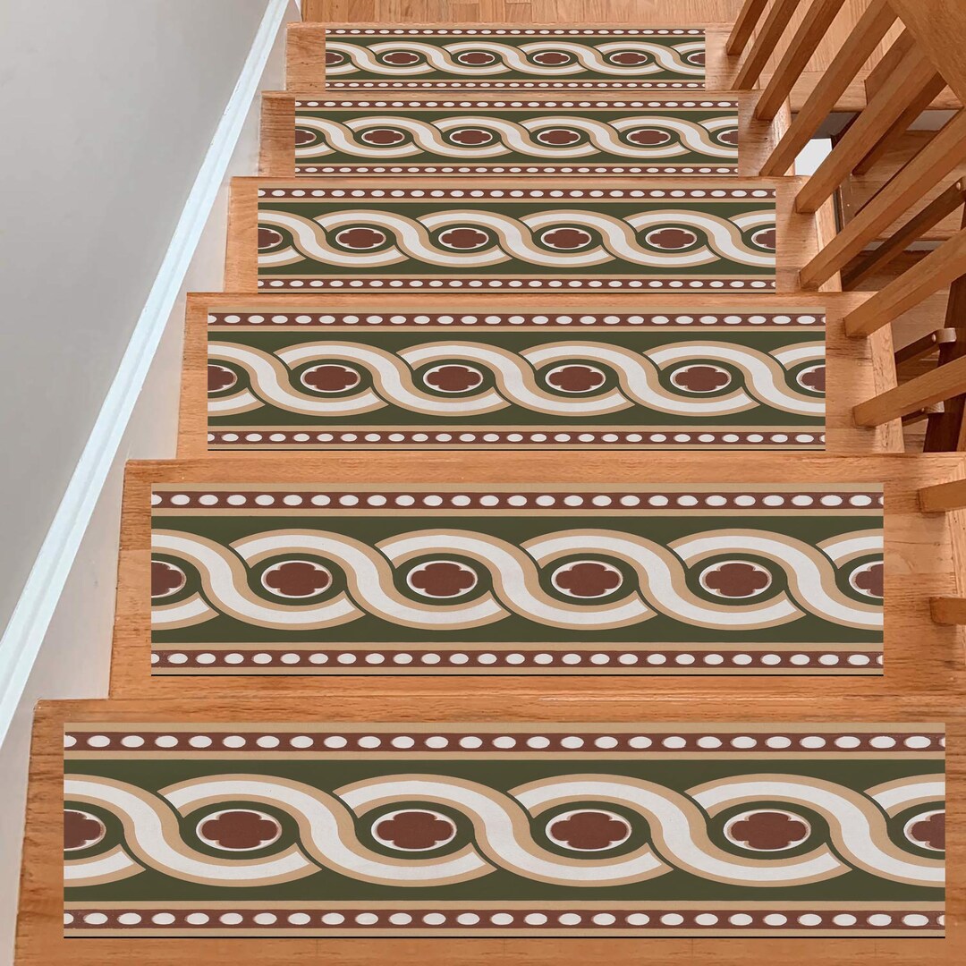 Stair Treads,modern Printed Desing ,stair Treads Set,designer Stair ...