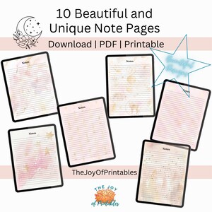 Printable Moon and Astrology Planner | Digital Download | Moons and ...