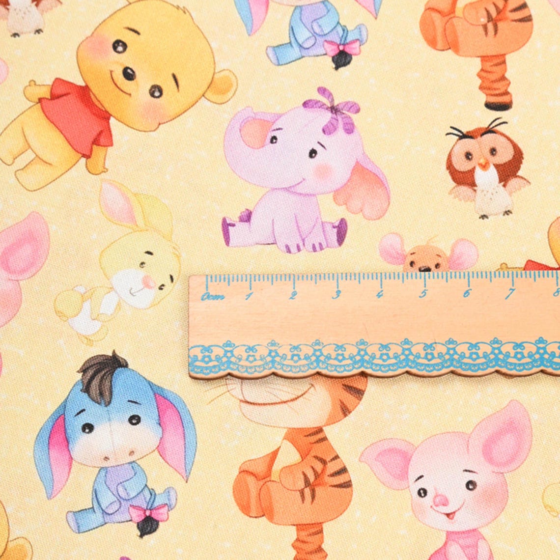 Winnie the Pooh Fabric Pooh Bear Eeyore Tigger Piglet Cartoon Anime ...