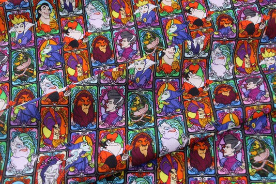Evil Queen Fabric Villains Figure Maleficent Ursula Cartoon - Etsy