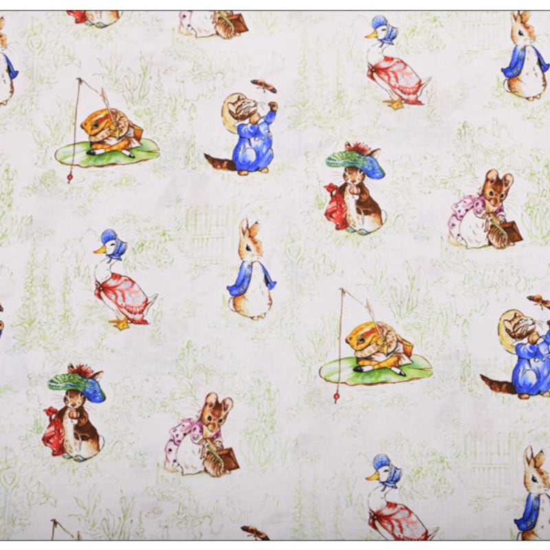 Beatrix Potter Fabric Uk - Etsy UK