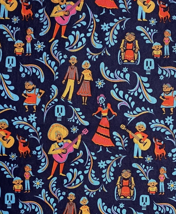 Disney Coco Fabric Coco Cartoon Anime Cotton Fabric by the - Etsy
