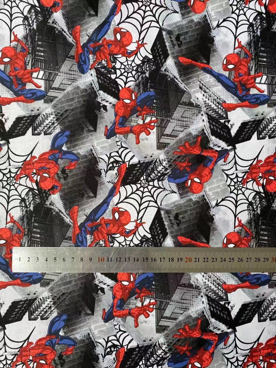 3D Spiderman Fabric Superhero Cartoon Anime Cotton Fabric by - Etsy