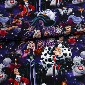 Evil Queen Fabric Villains Figure Maleficent Ursula Cartoon Anime ...
