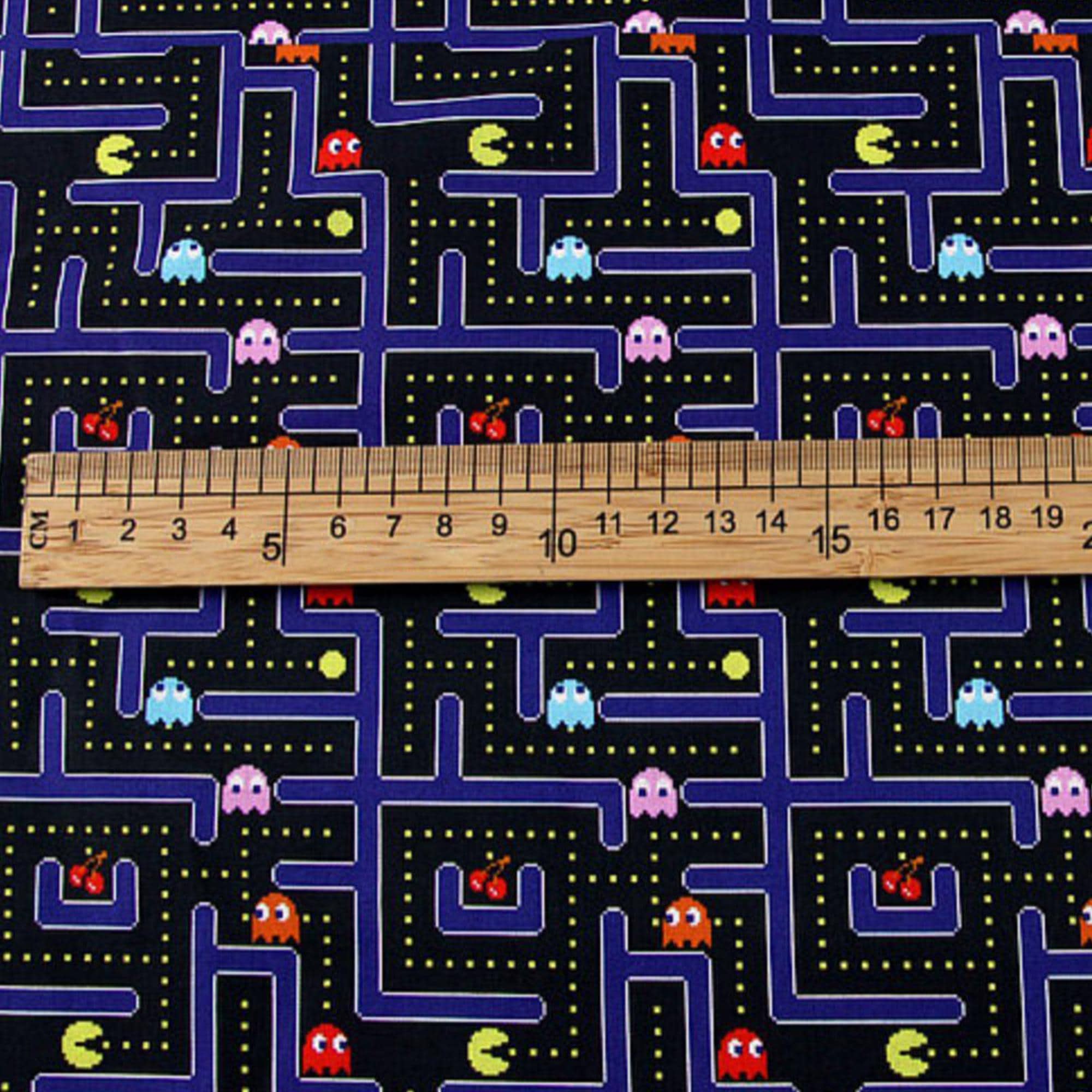 Classic Game Fabric Video Game Fabric 100% Cotton Fabric by the Half ...
