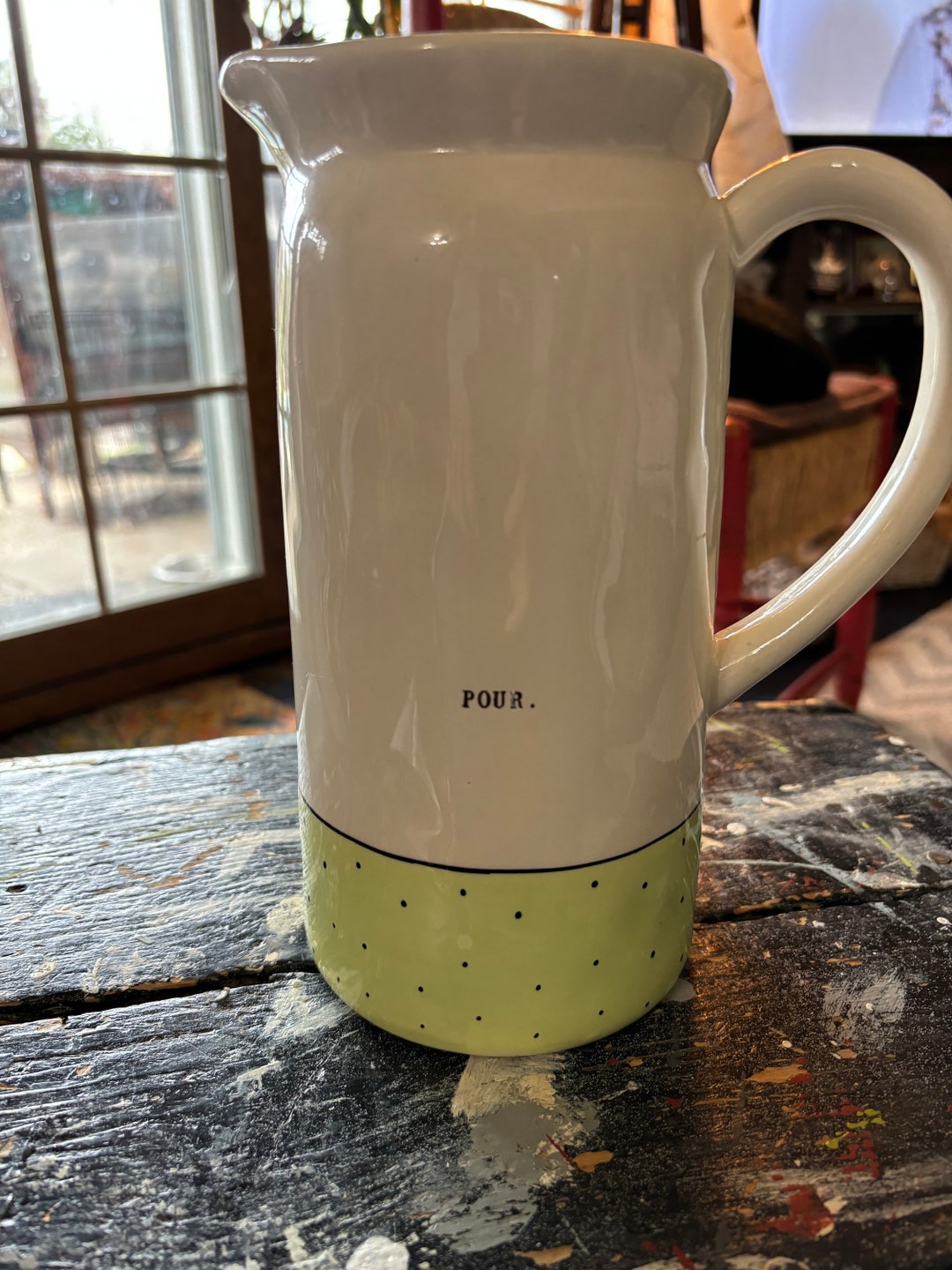Rae Dunn Pitcher - Etsy