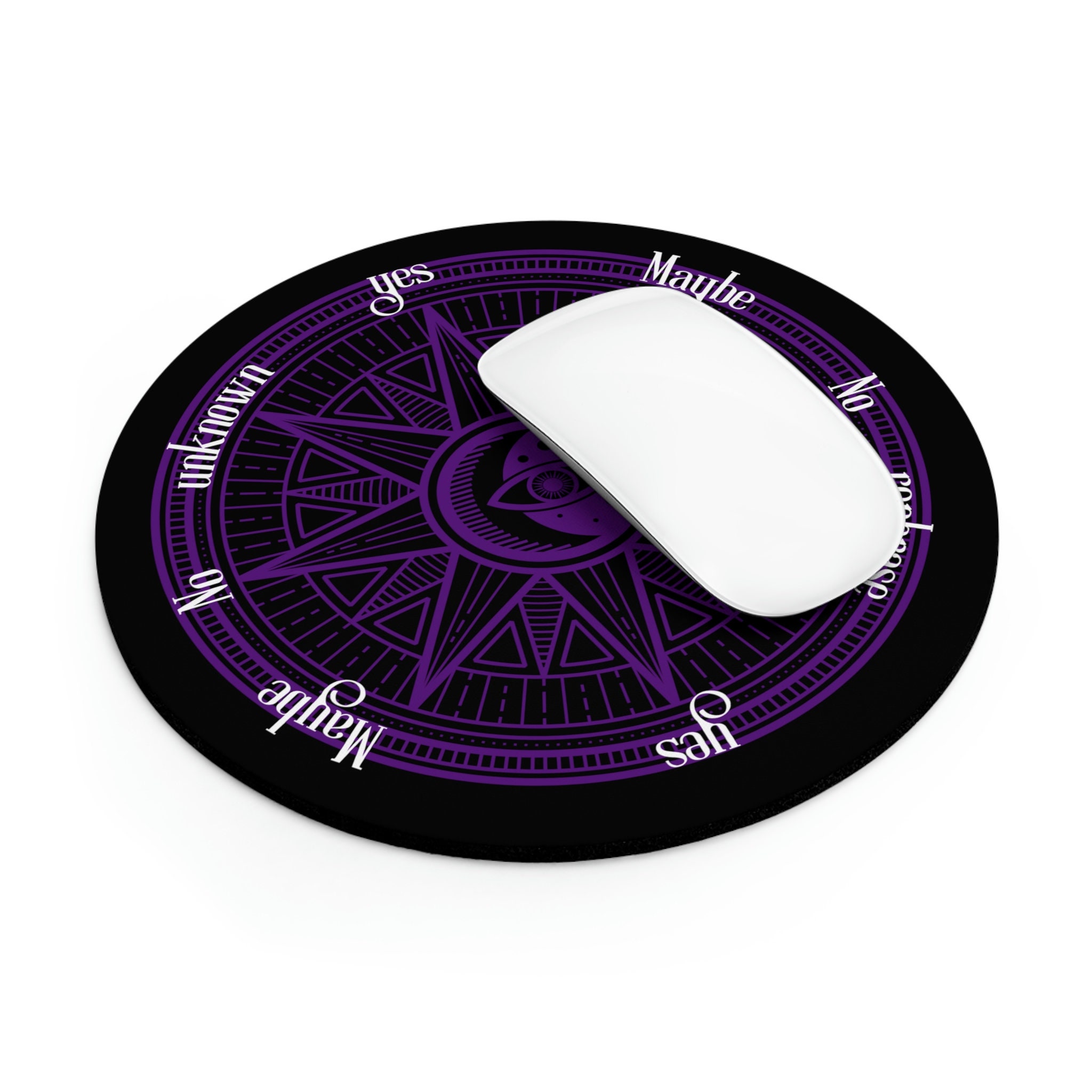 Moon and Stars Dowsing Mat. Pendulum Map. Divination Mat. Mouse Pad ...