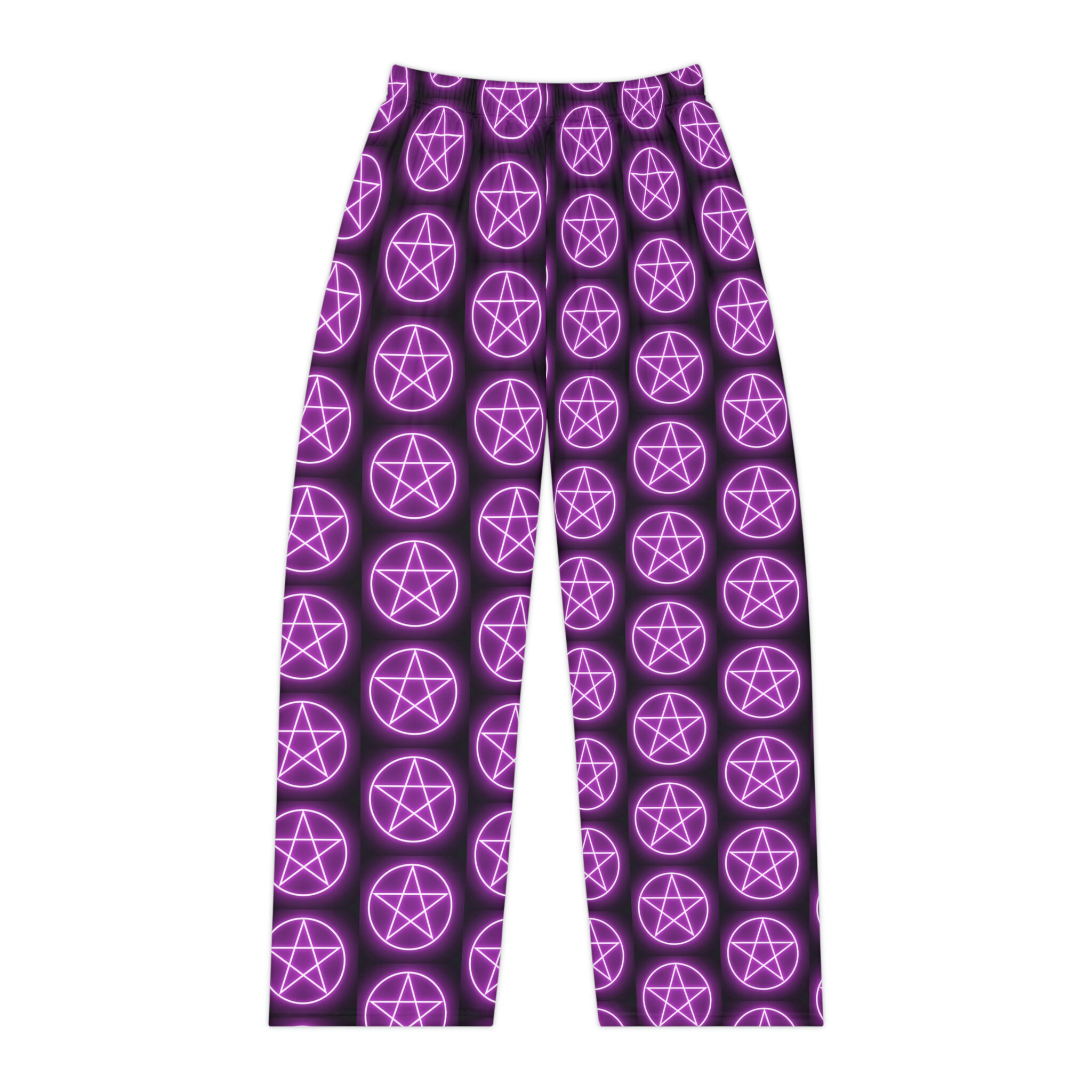 Purple and Black Pentagram Pajama Pants. Witchy Vibes, Pagan Pants ...