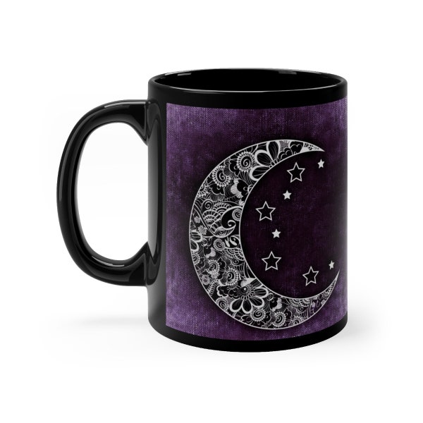 Stars and Moon Mug - Etsy