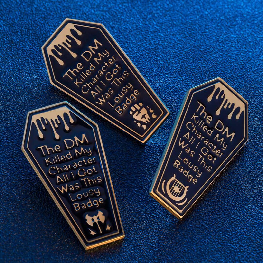 Personalized DND Class Badge, the DM Killed My Character & All I Got ...