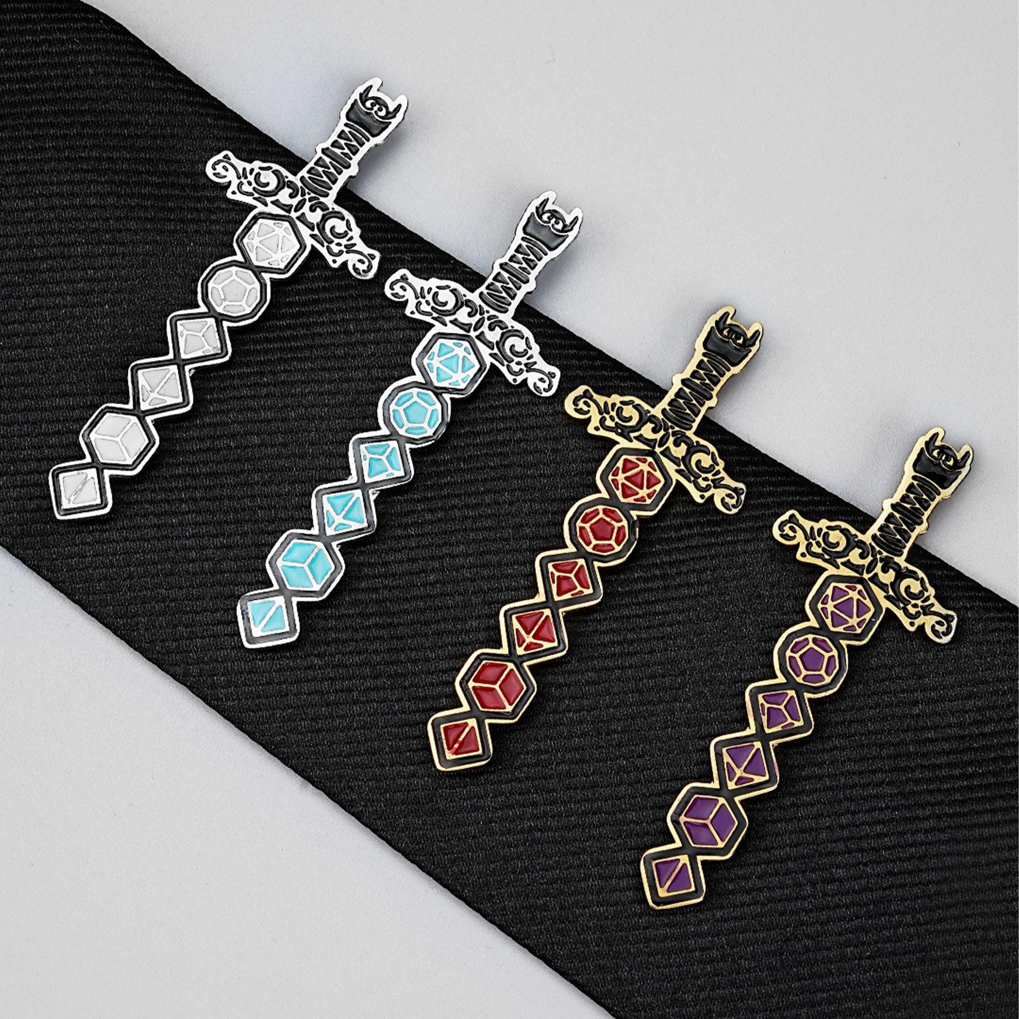 Personalized DND Dice Tie Clip, Tie Clip for Men, Tie Bar, Role-playing ...