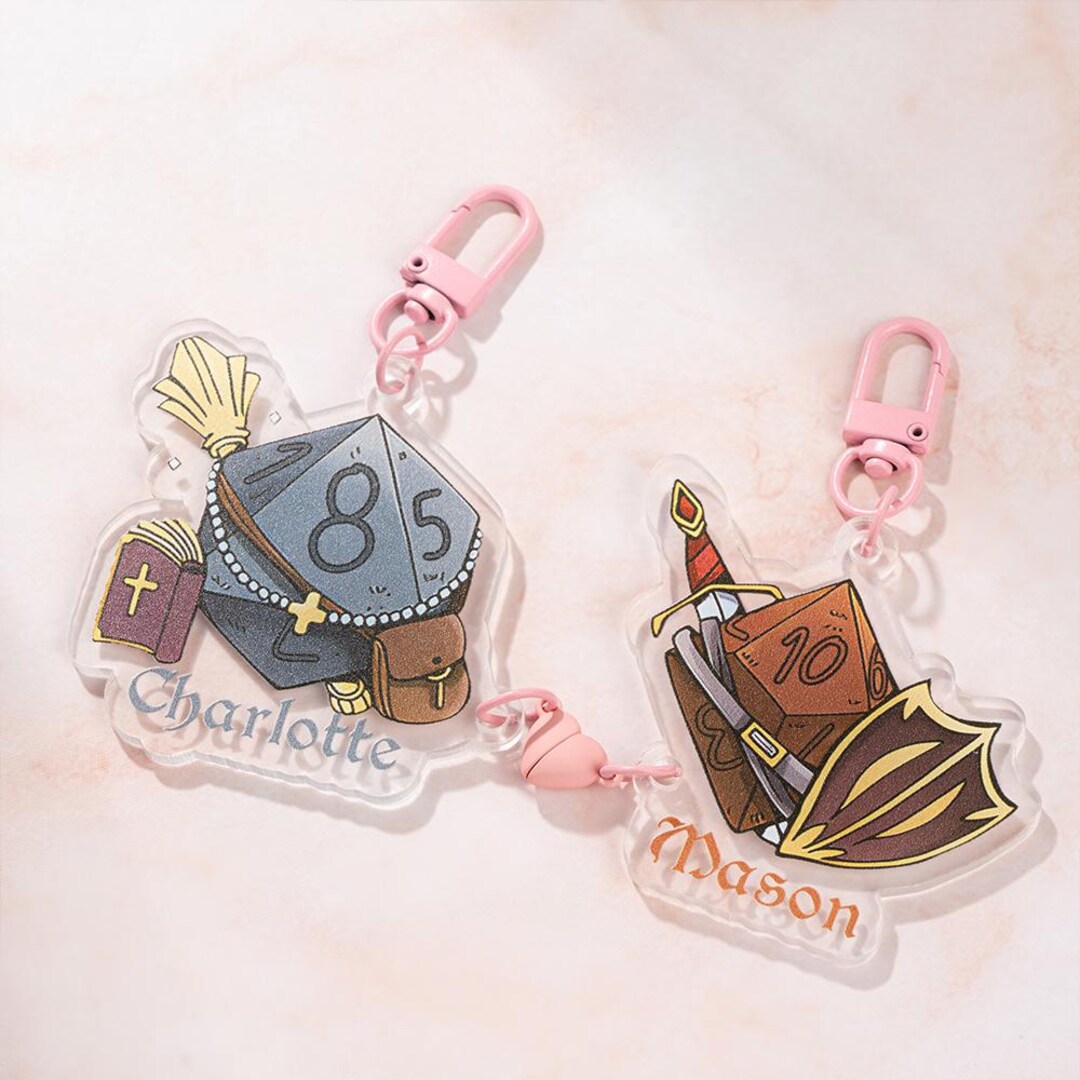 DND CLASS Magnet Keychain, Back to School, Dungeons and Dragons ...