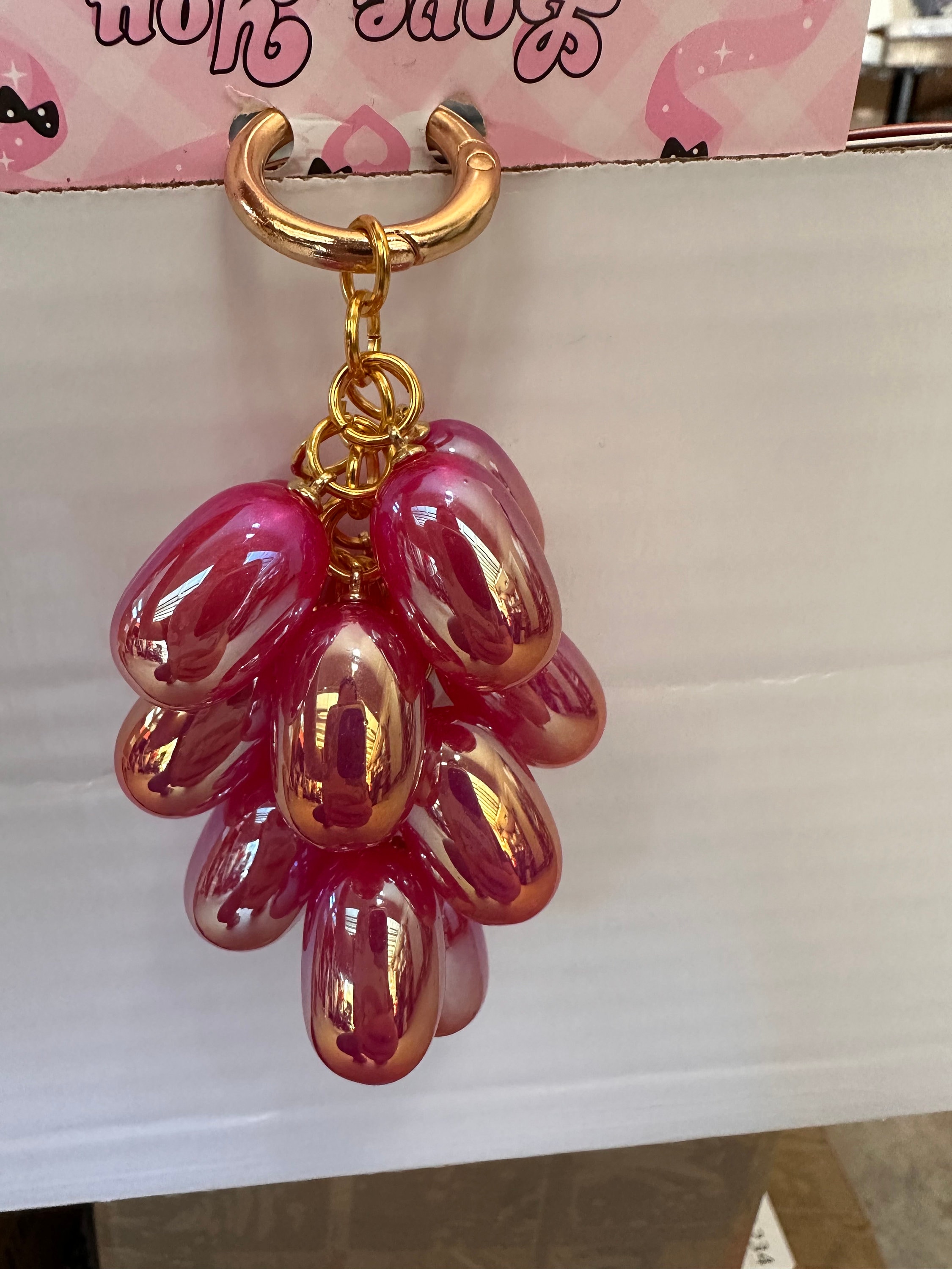 Hand Made Keychain ,cute Beaded Wristlet, Keychain, Car Key Accessory ...