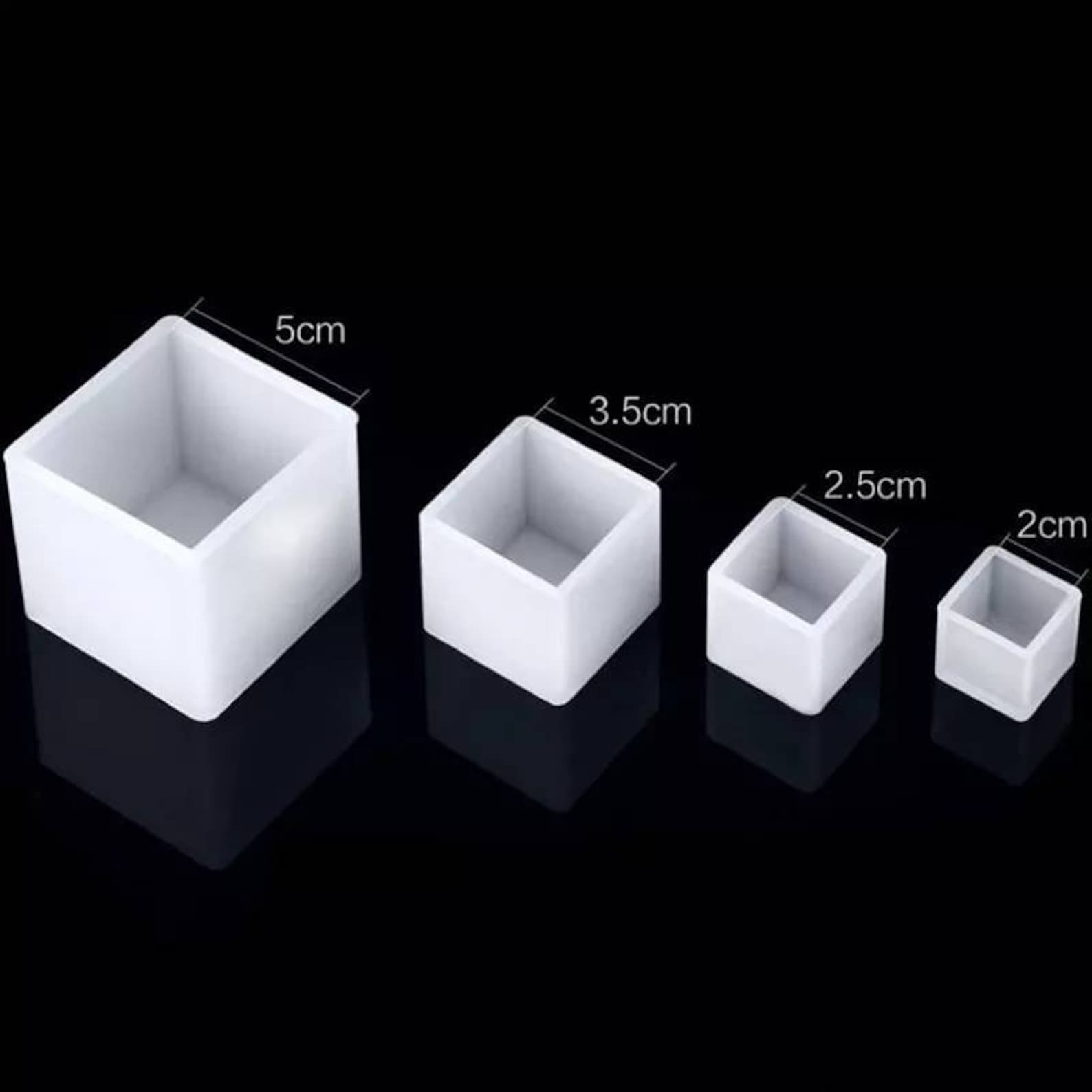 Cube Mold, Large Square Cube Mould, Block Mould, Silicone Cube Mould ...