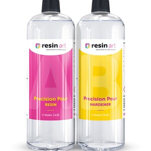 Precision Pour Epoxy Resin Kit Crystal Clear Odourless Easy to Use ...