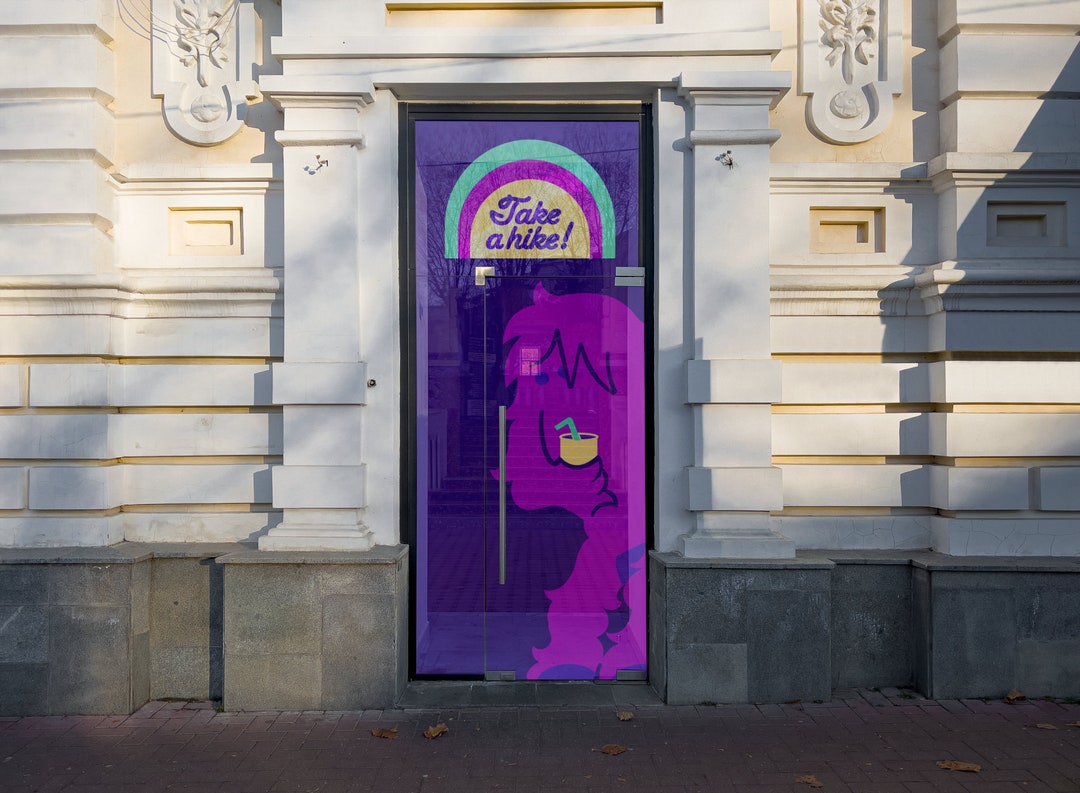 BIG Custom Clear Window Stickers | Vinyl Decals | Permanent | 12 Inch ...