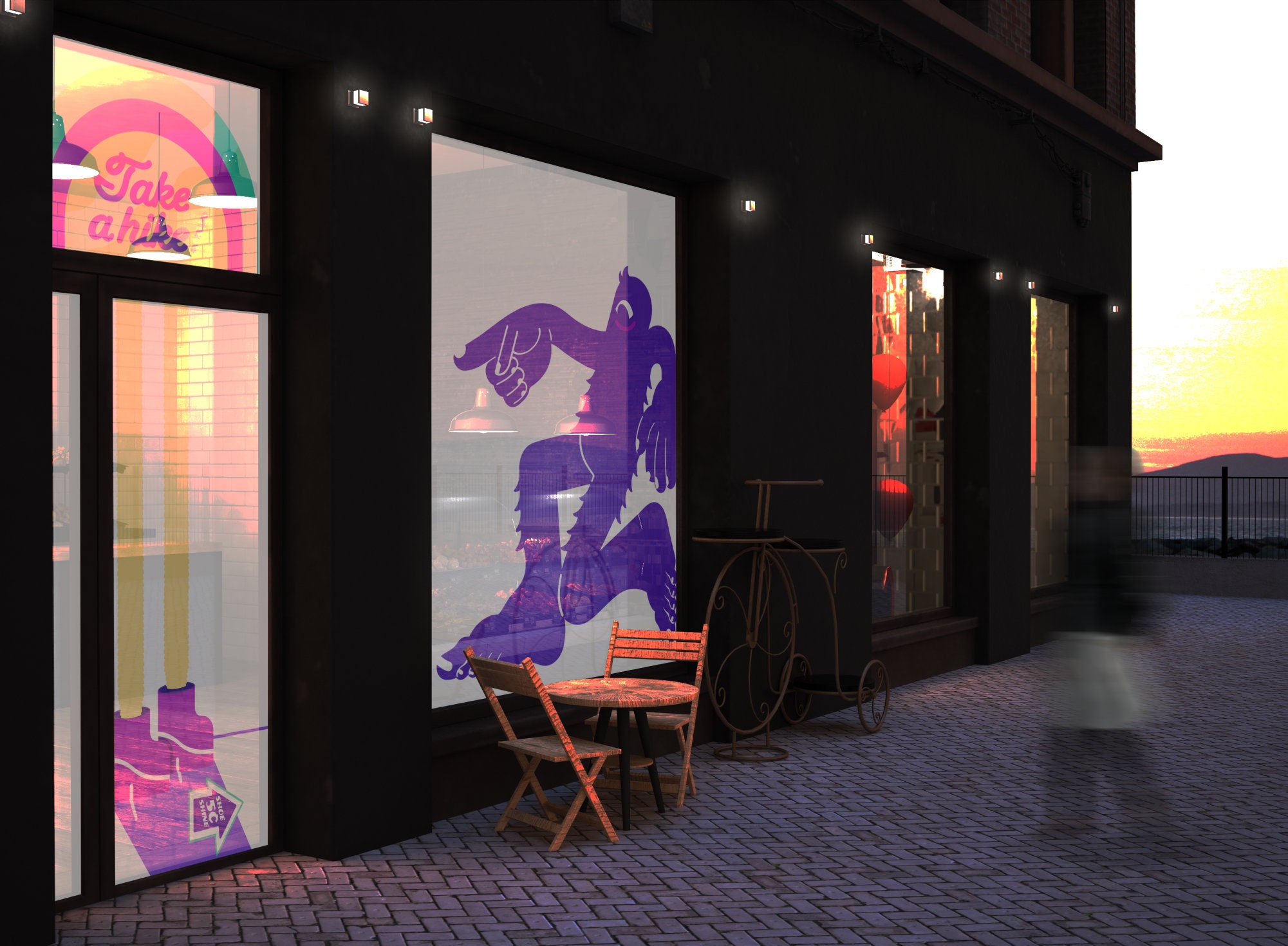 BIG Custom Clear Window Stickers | Vinyl Decals | Permanent | 12 Inch ...