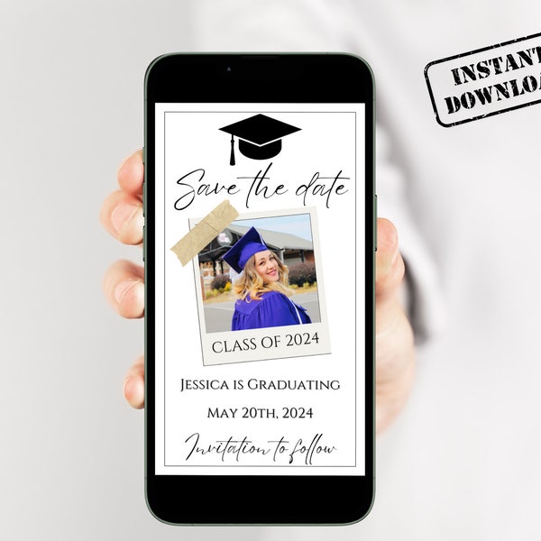 Save the Date Graduation - Etsy