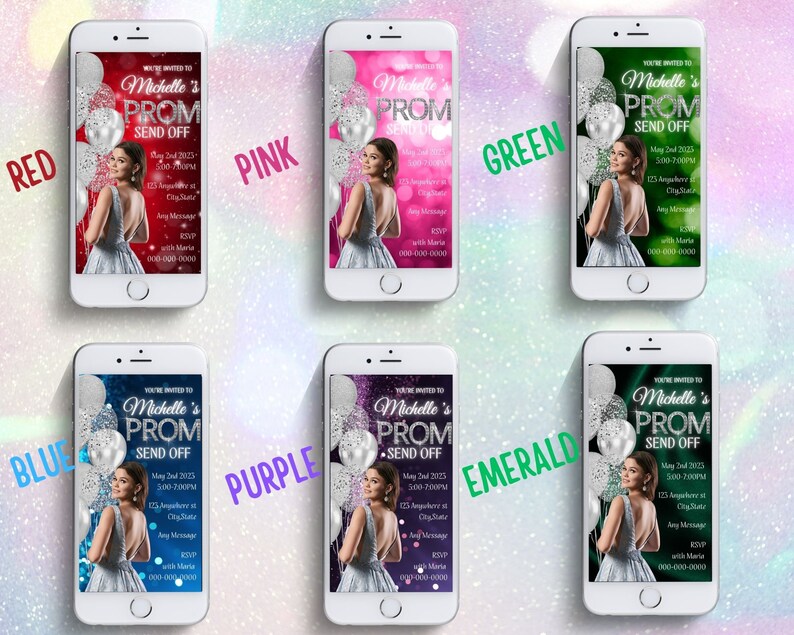 PROM Send off Invite Text, Prom Night Send off Party Text Invite ...