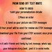 PROM Send off Invite Mobile Text, Prom Night Send off Party Text Invite ...