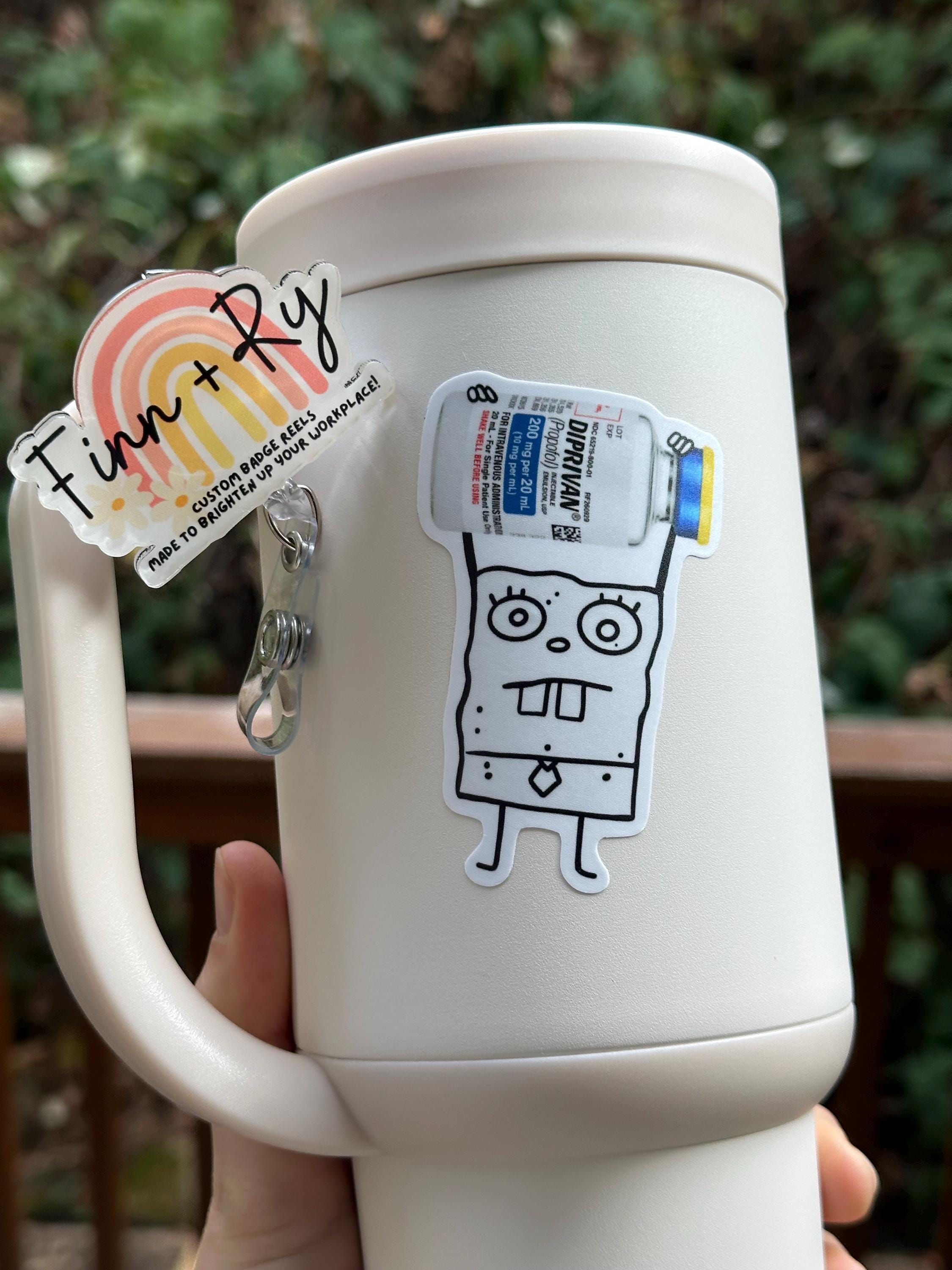 Cartoon Doodle-propofol Vinyl Sticker- Healthcare Decals - Etsy