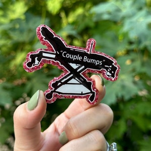 Couple Bumps EMS Gurney Humor-glitter Badge Reel - Etsy